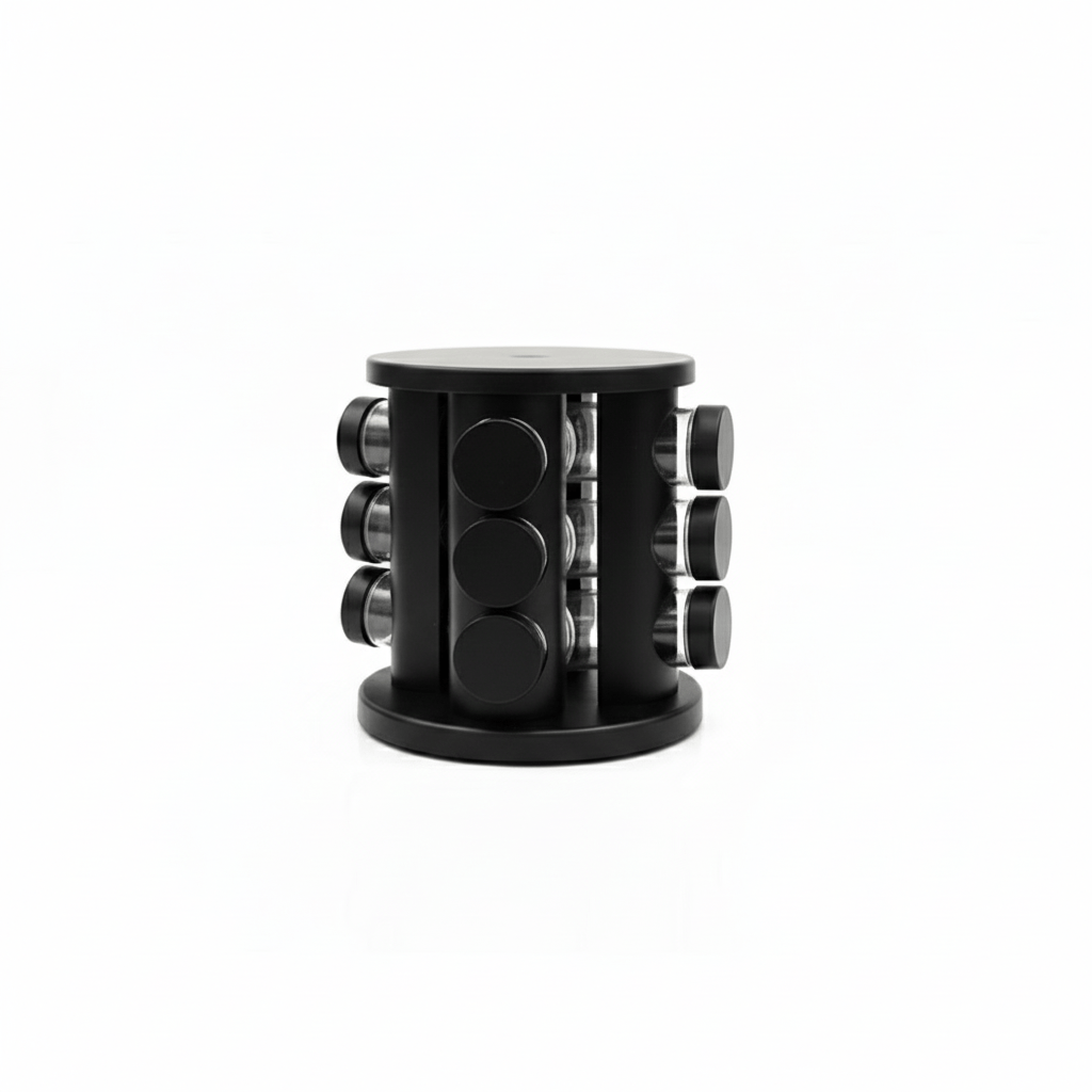 Alpha55 - Rack rotatif avec 12 pots à épices – Alpha 55